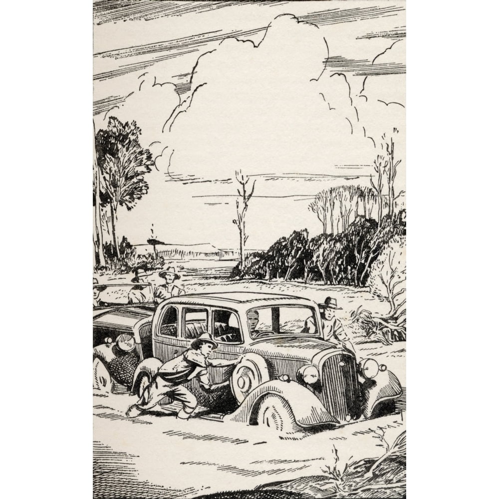 Posterazzi DPI1862948 There Was A Crucial Moment When the Sucking Bog Clutched At the Wheel of ...