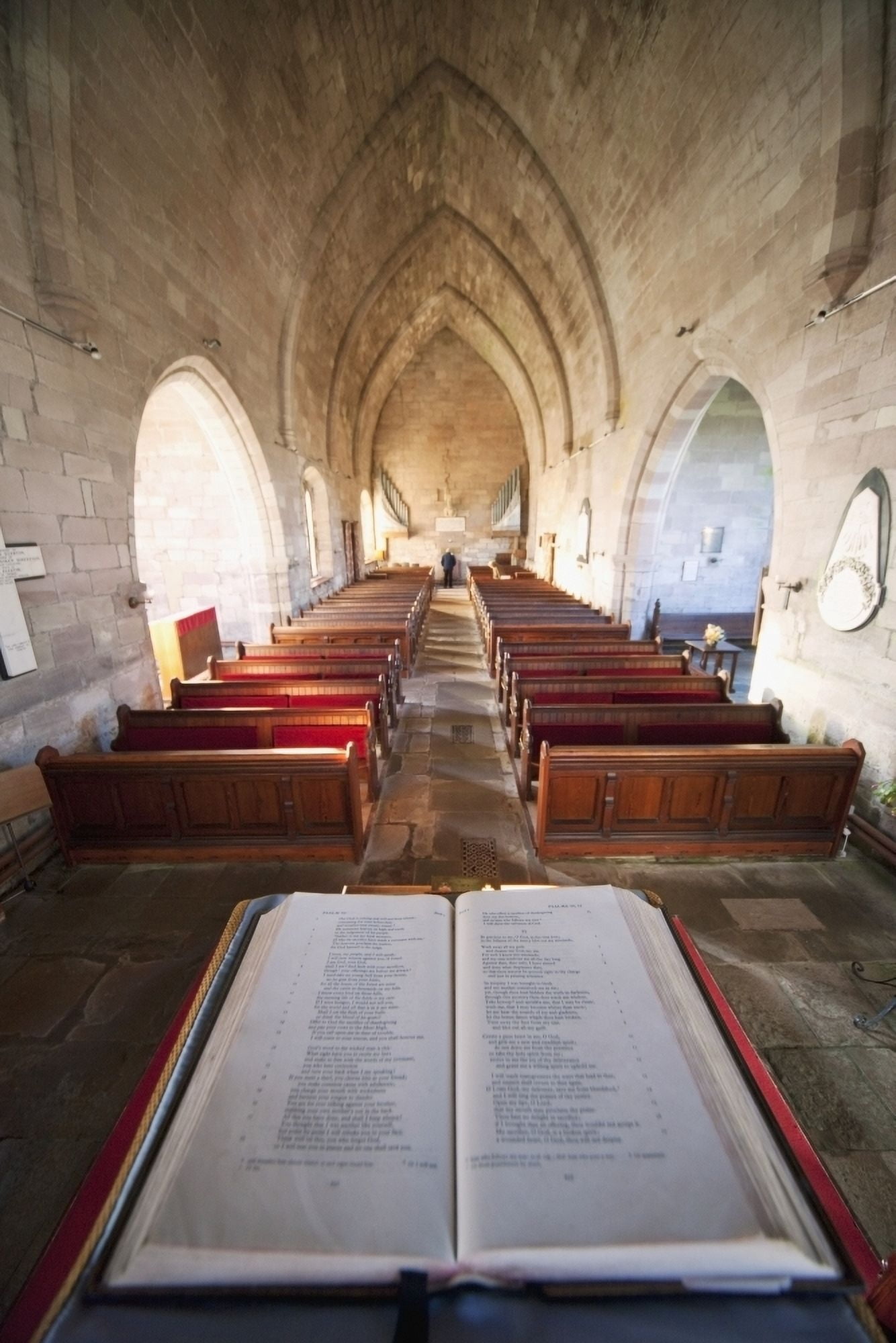 Posterazzi DPI1871845LARGE Northumberland England - An Open Bible At ...