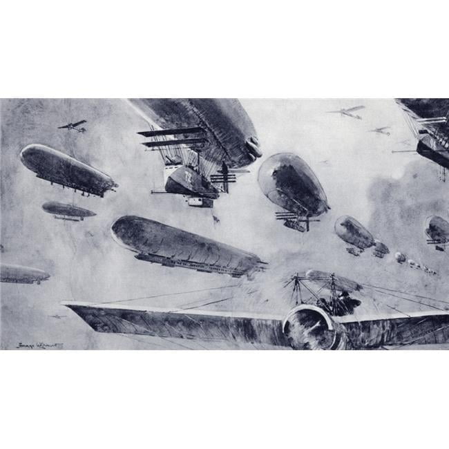 Posterazzi DPI1872271 Imaginary Squadron of German Bomb Dropping Air ...