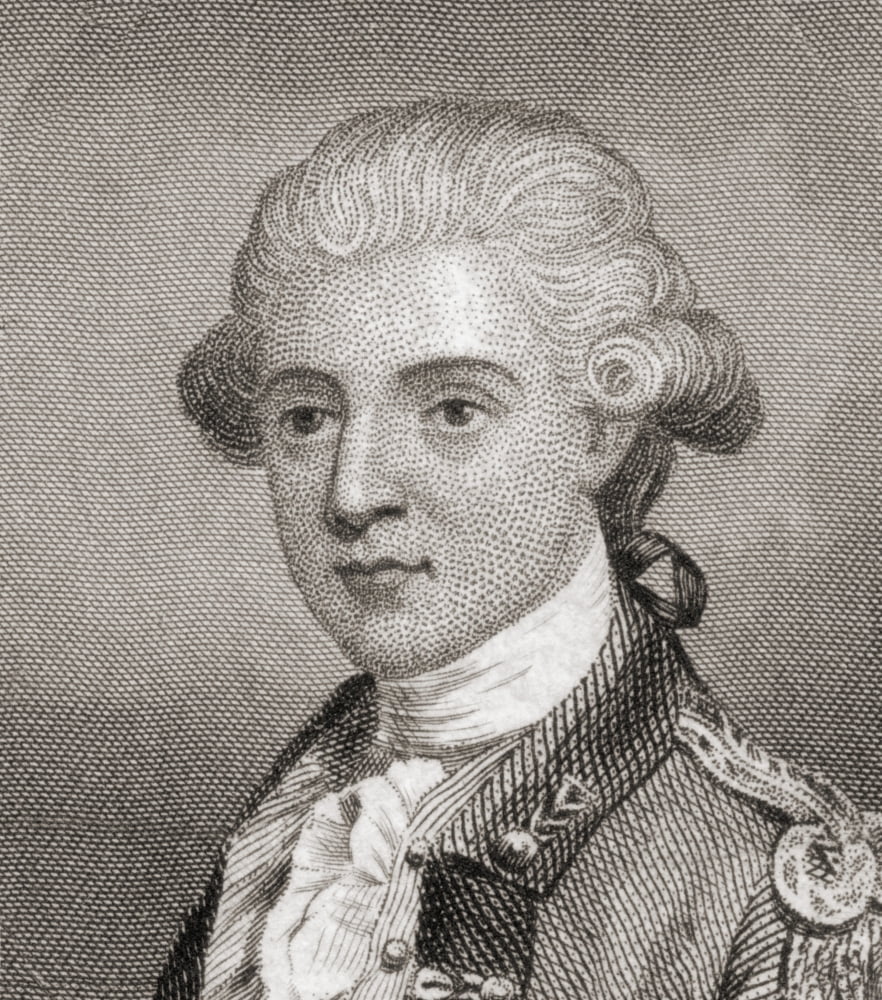 Posterazzi DPI1872409LARGE John Andr, 1750 to 1780 British Army Officer ...