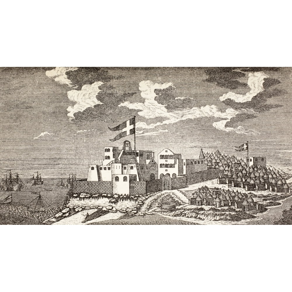 Posterazzi DPI1872879 Danish Colonial Fort Fort Christiansborg Now Osu Castle Accra Ghana Poster ...