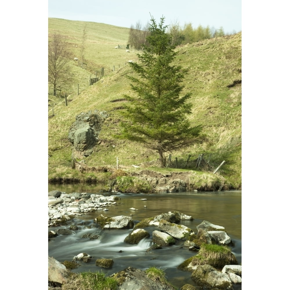 Posterazzi DPI1876394 Northumberland, England - A River Flowing Over ...