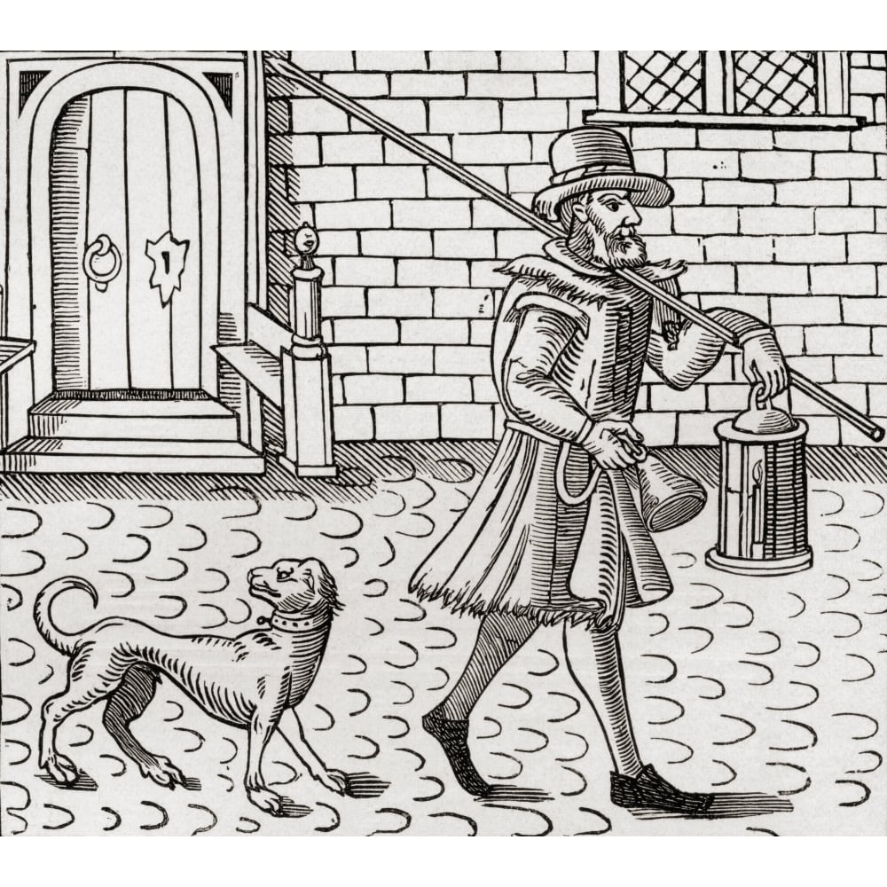 Posterazzi DPI1877618 The Bellman of London, 1616 From The Book Short ...