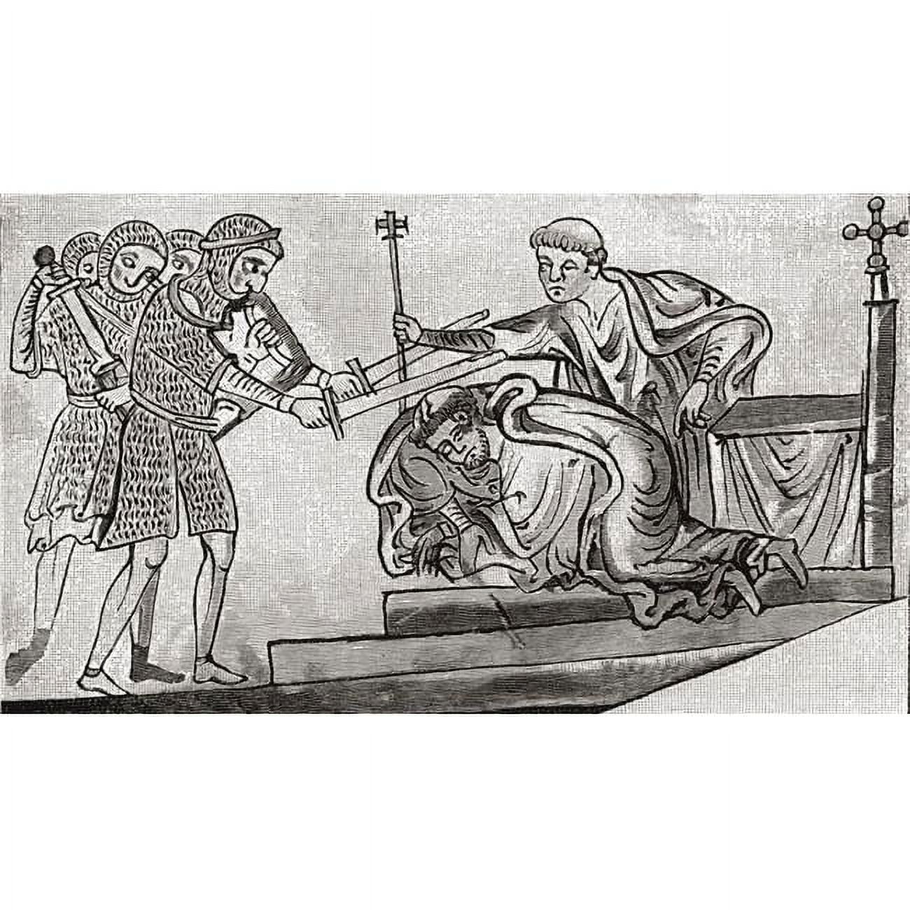 Posterazzi DPI1877897 The Martyrdom of St. Thomas of Canterbury. Thomas ...
