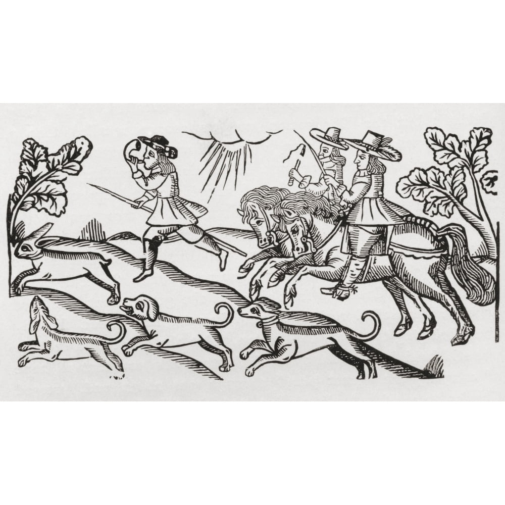 Posterazzi DPI1877956 Hunters, C.1680 - 1700 From The Book Short ...