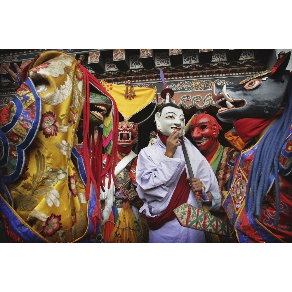 Posterazzi DPI1878877 Buddhist Actors At Tashi Chhodzong During The ...