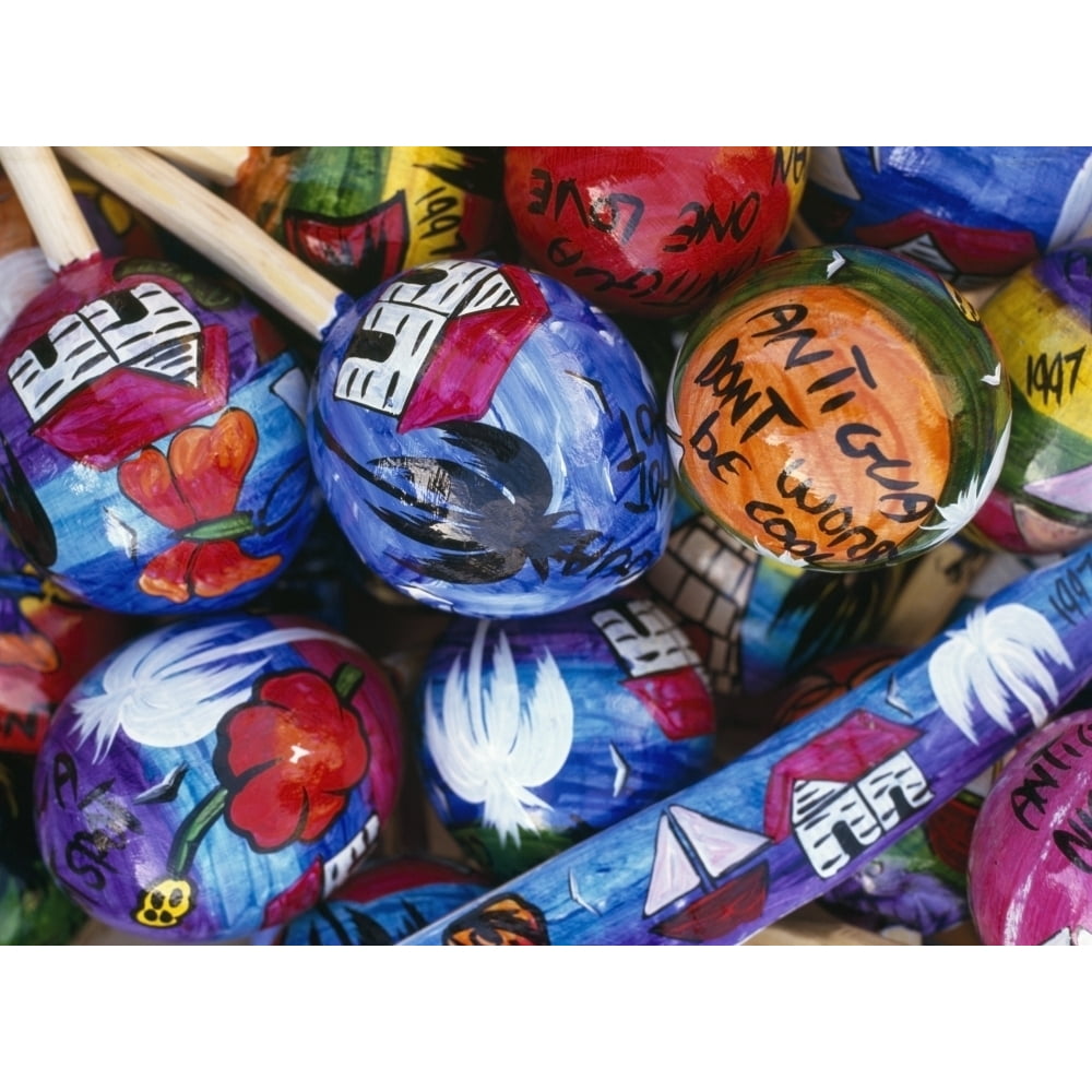 Posterazzi DPI1879953LARGE Colourful Painted Maracas, Close Up Poster ...