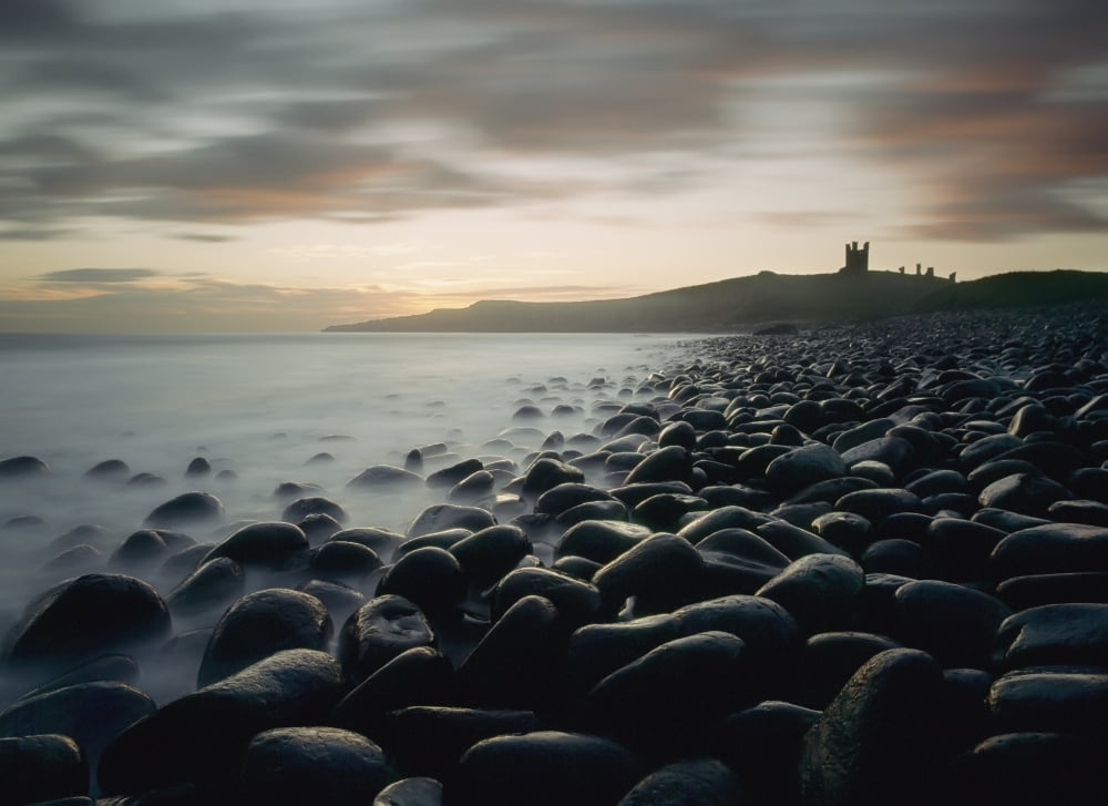 Posterazzi DPI1884786LARGE Looking Along Boulder Covered Beach Towards ...
