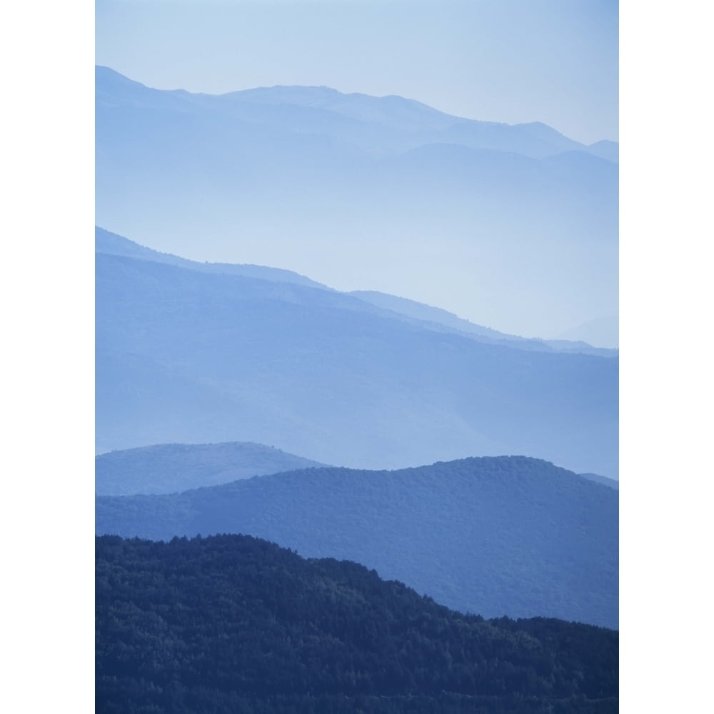 Posterazzi DPI1886789LARGE Looking Across Lines of Ridges Near Castel ...