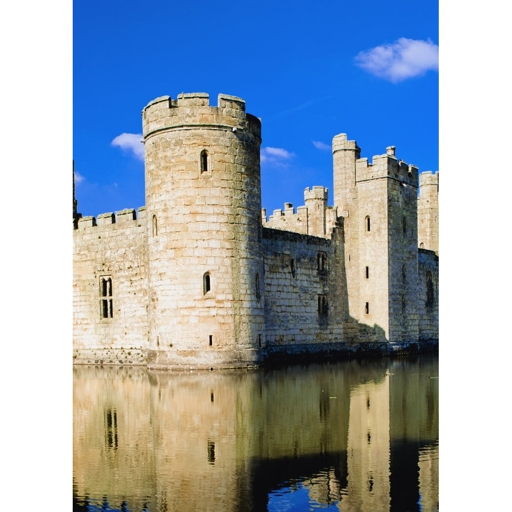 Posterazzi DPI1891560 Bodiam Castle with Mote Poster Print, 13 x 18 ...