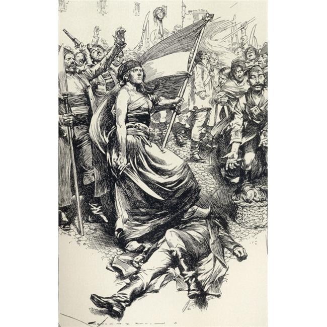 Posterazzi DPI1903526 Madame Thrse Defarge. Illustration By Max Cowper ...