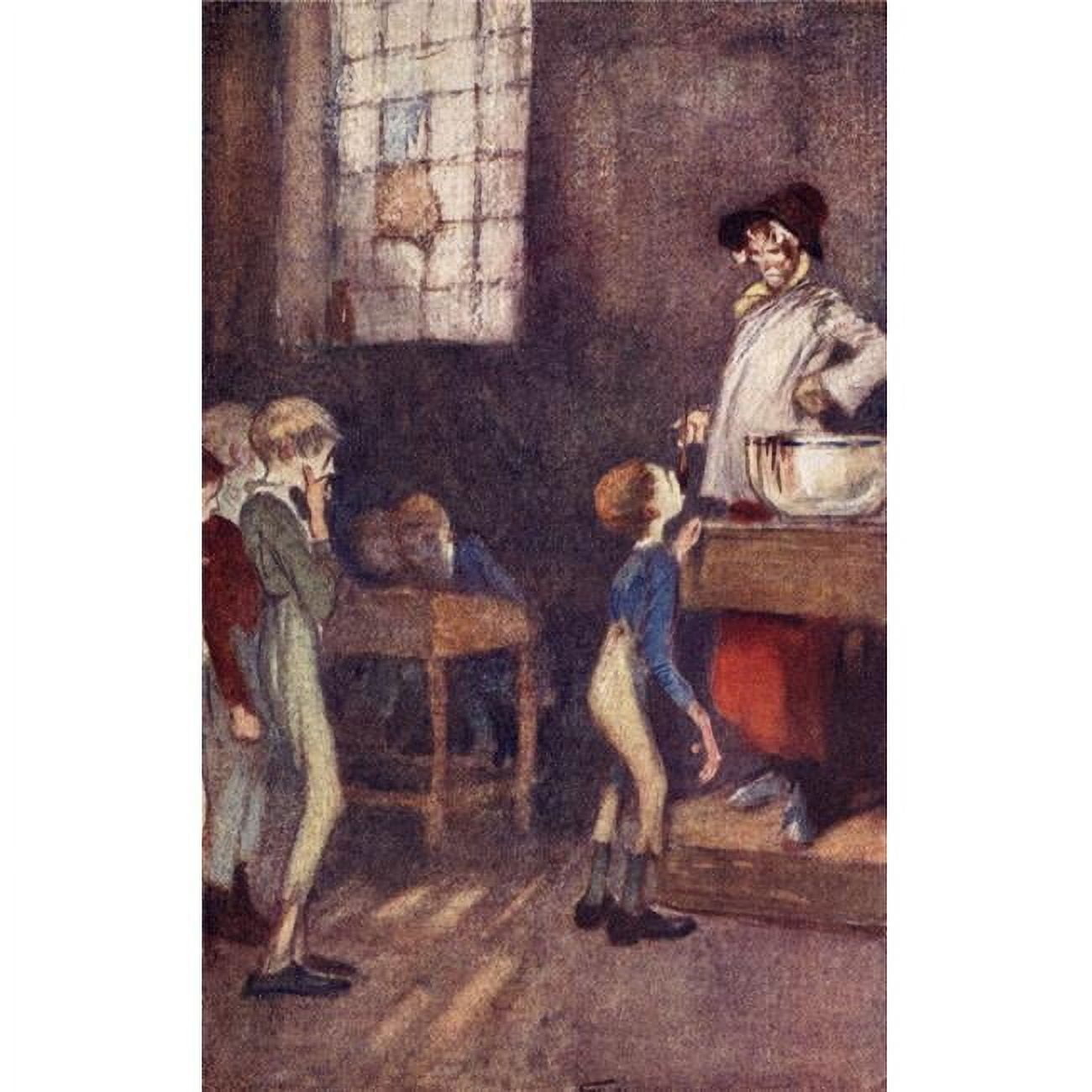 Posterazzi DPI1903529LARGE Dotheboys Hall. Frontispiece By Claude A ...