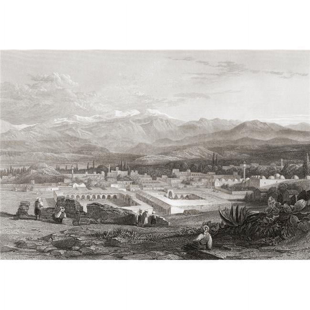 Posterazzi DPI1903555 Tarsus, Turkey. 19th Century Print Drawn By W.L ...