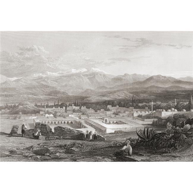 Posterazzi DPI1903555LARGE Tarsus, Turkey. 19th Century Print Drawn By ...
