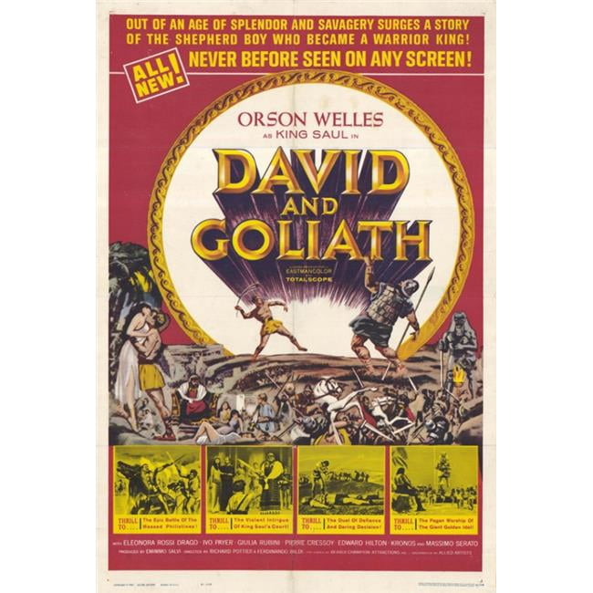 Posterazzi David & Goliath Movie Poster - 27 x 40 in. - Walmart.com