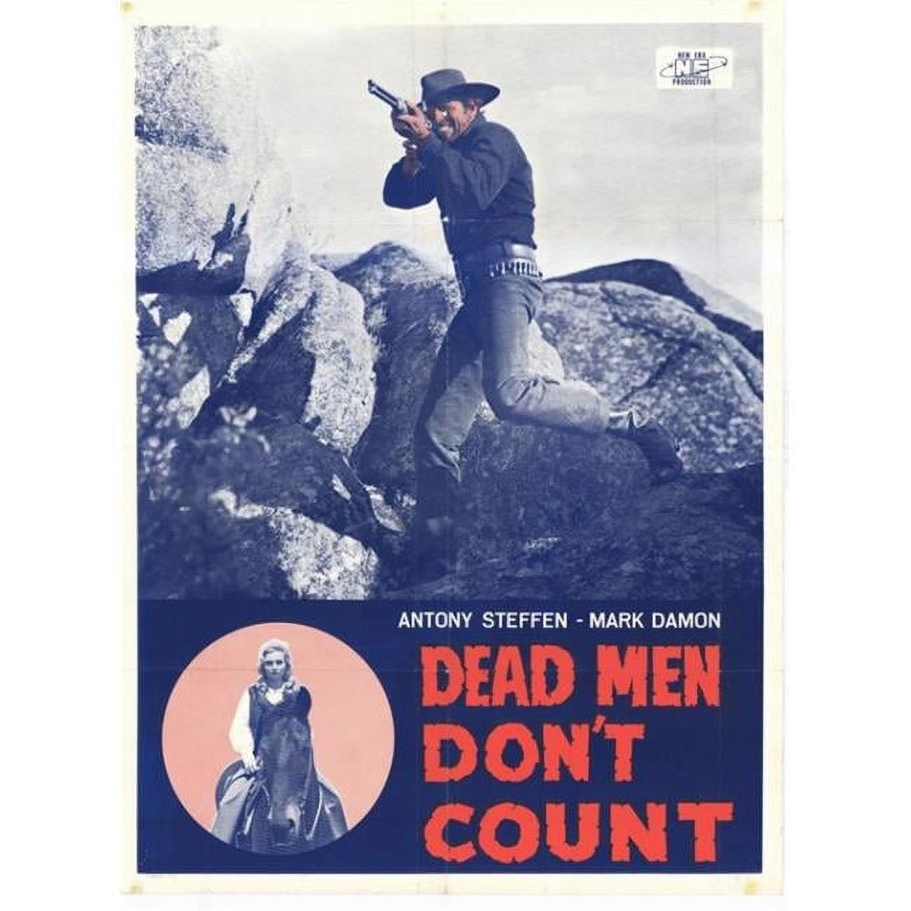 Posterazzi Dead Men Dont Count Movie Poster - 27 x 40 in. - Walmart.com