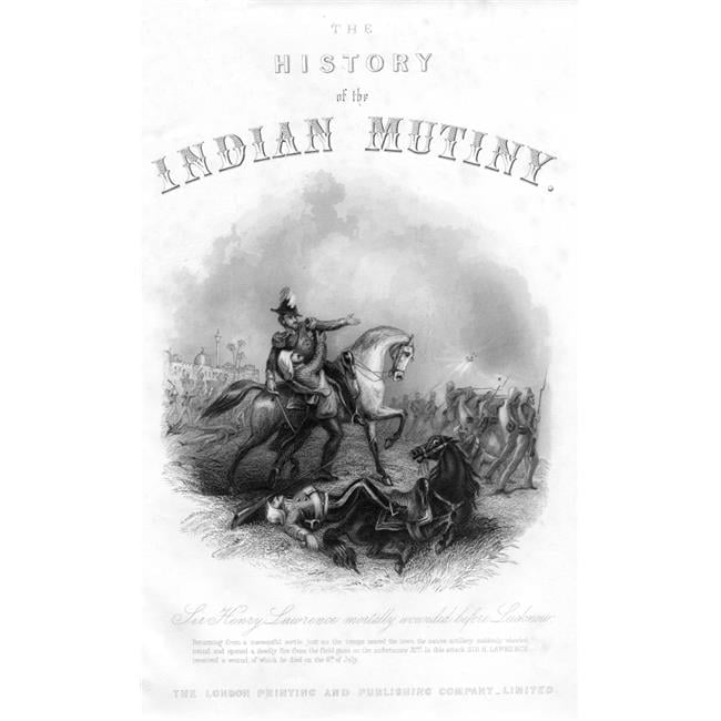 Posterazzi Death of Sir Henry Montgomery Lawrence 1806 to 1857 British ...