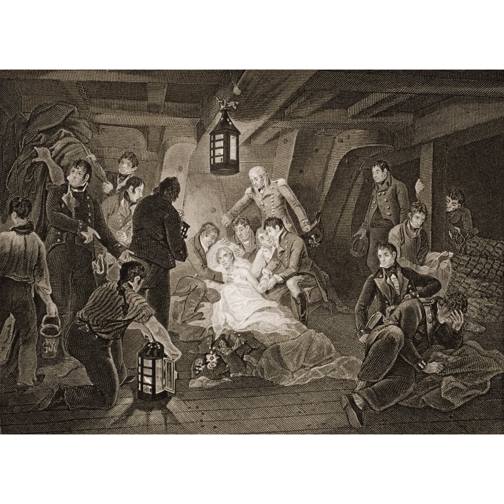 Posterazzi Death of Lord Nelson. Horatio Nelson Lord Nelson Viscount ...