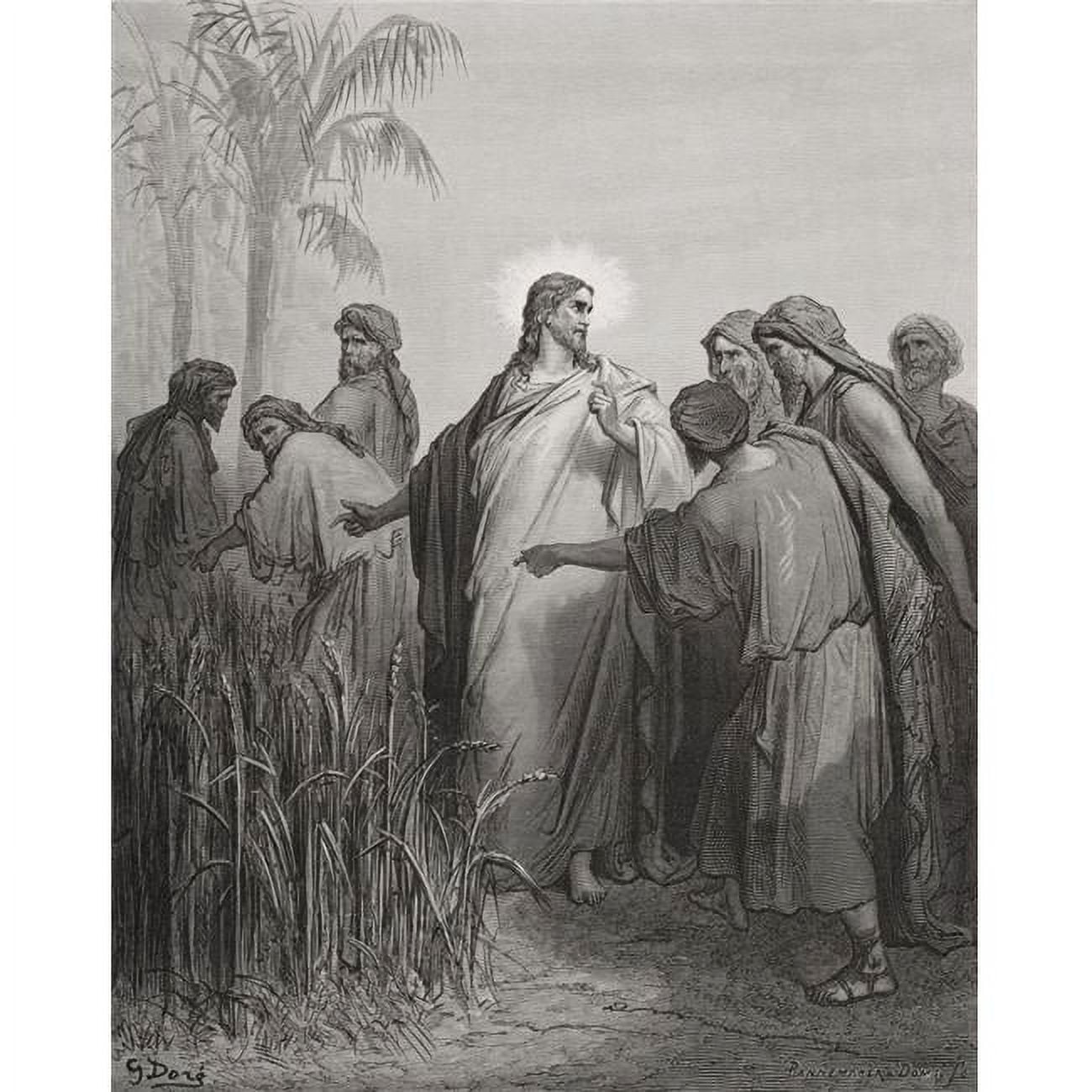 Posterazzi Engraving From The Dore Bible Illustrating Mark II 23 Jesus ...