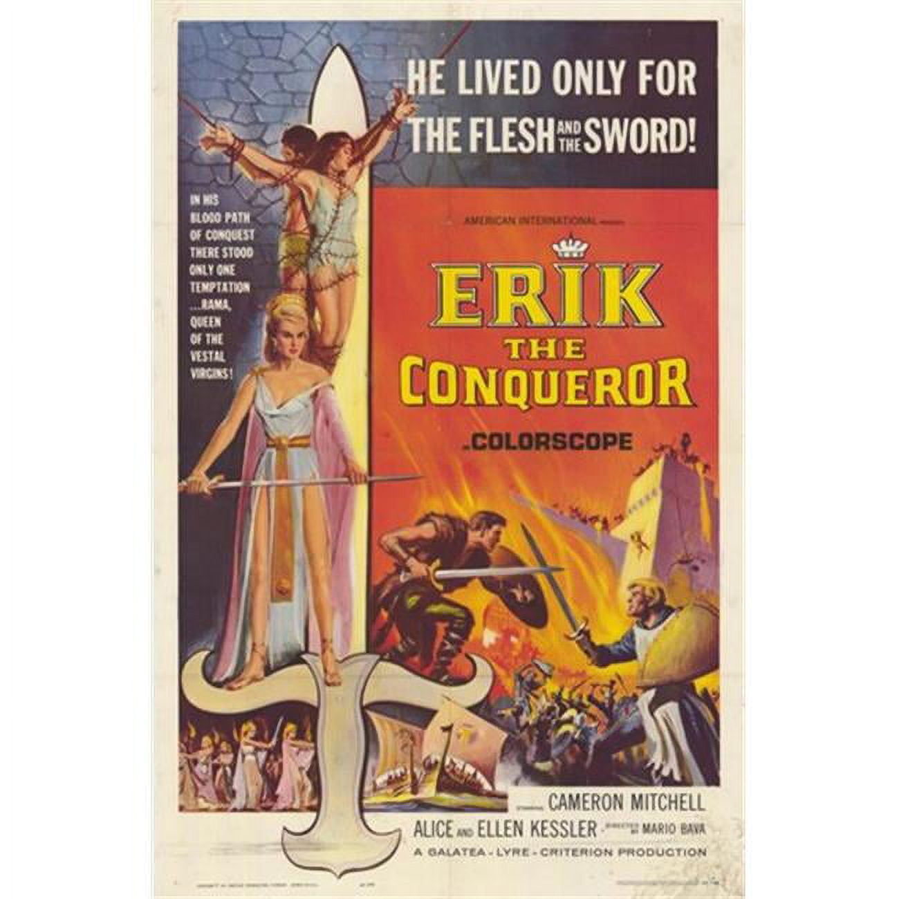 Posterazzi Erik the Conqueror Movie Poster - 11 x 17 in. - Walmart.com