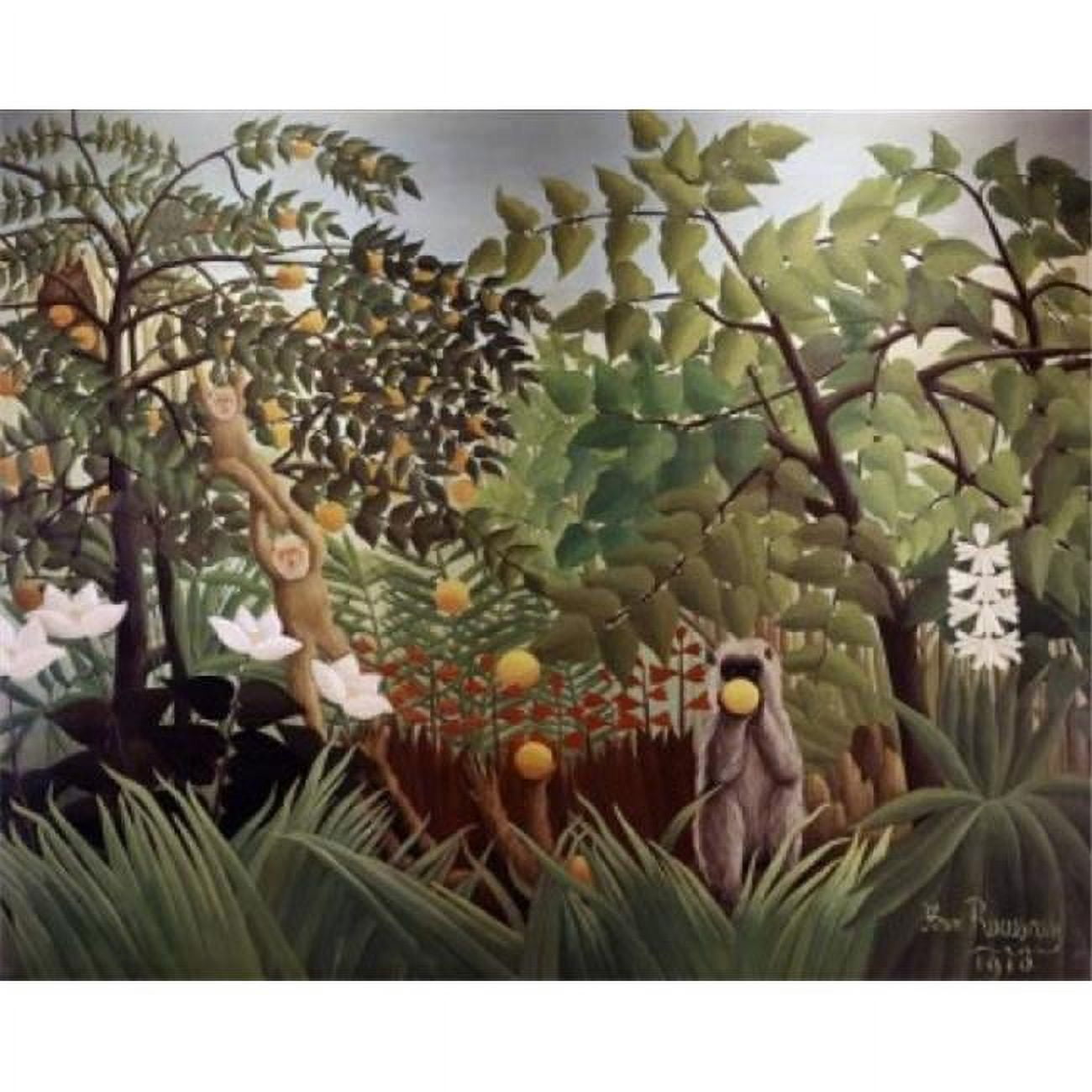 Posterazzi Exotic Landscape Henri Rousseau 1844-1910 French National ...