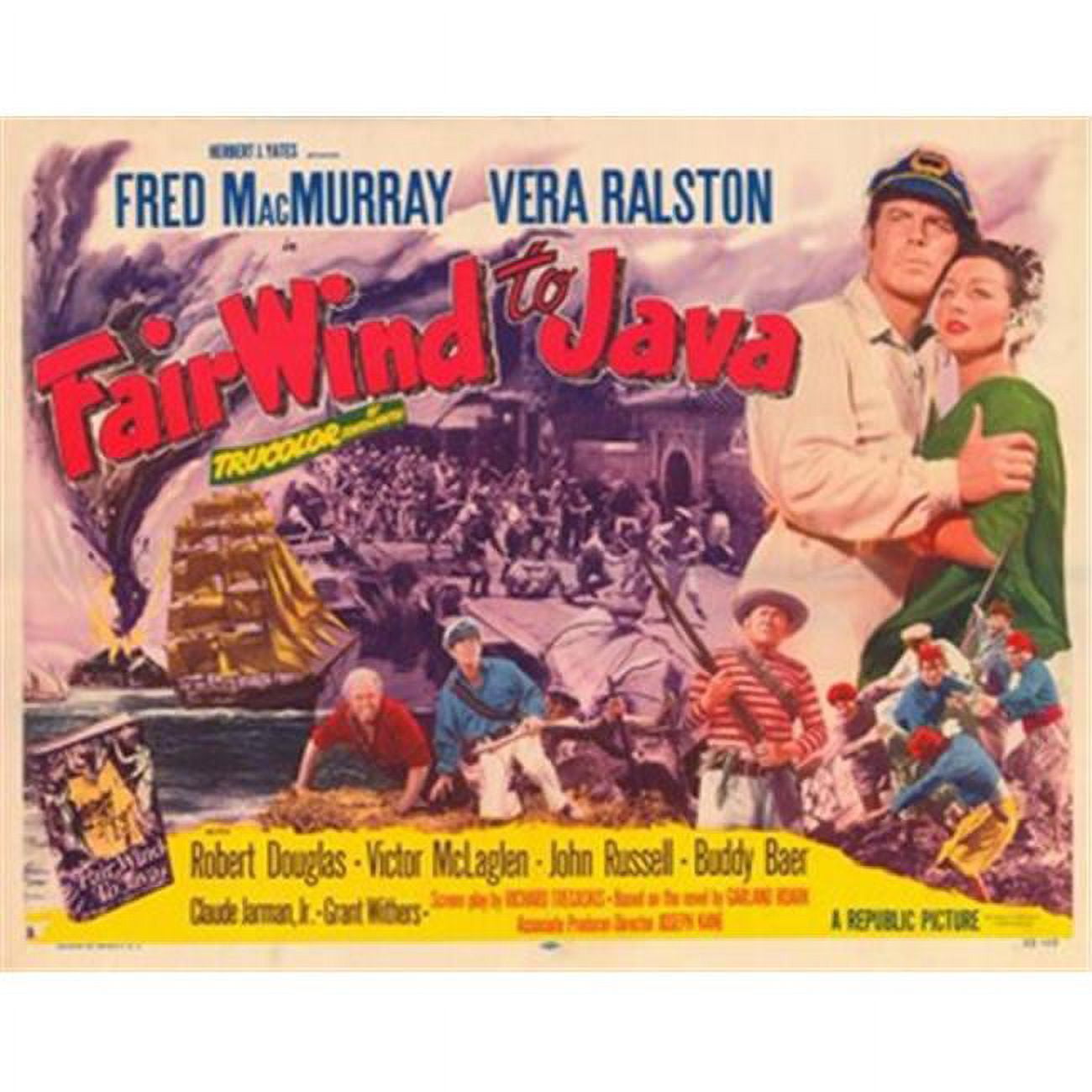 Posterazzi Fair Wind to Java Movie Poster - 17 x 11 in. - Walmart.com