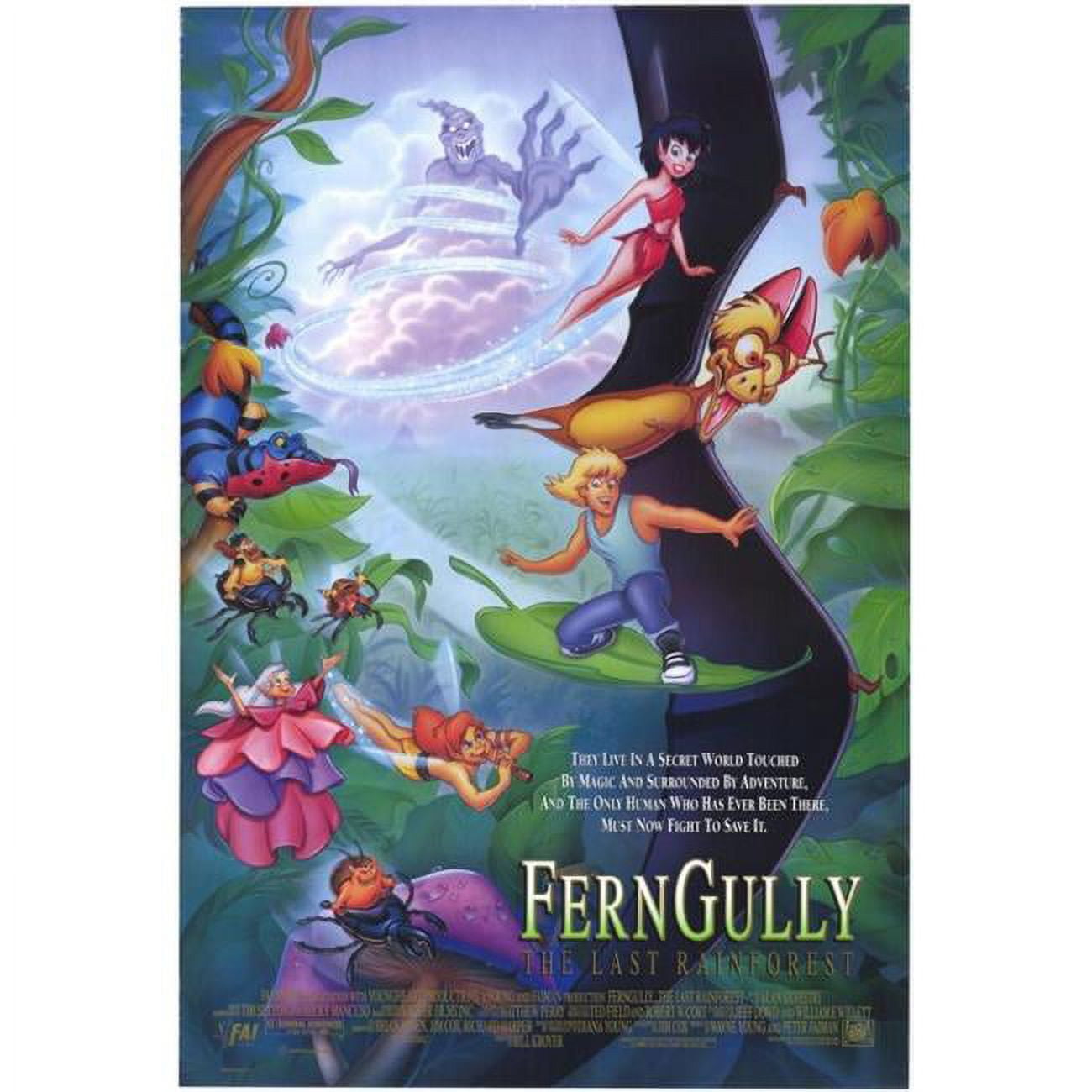 Posterazzi Ferngully-The Last Rain Forest Movie Poster - 27 x 40 in ...