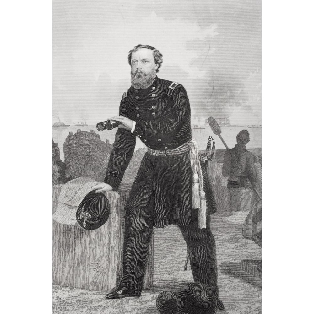 Posterazzi DPI1838934LARGE General Q.A. Gillmore 1825 1888 Union ...