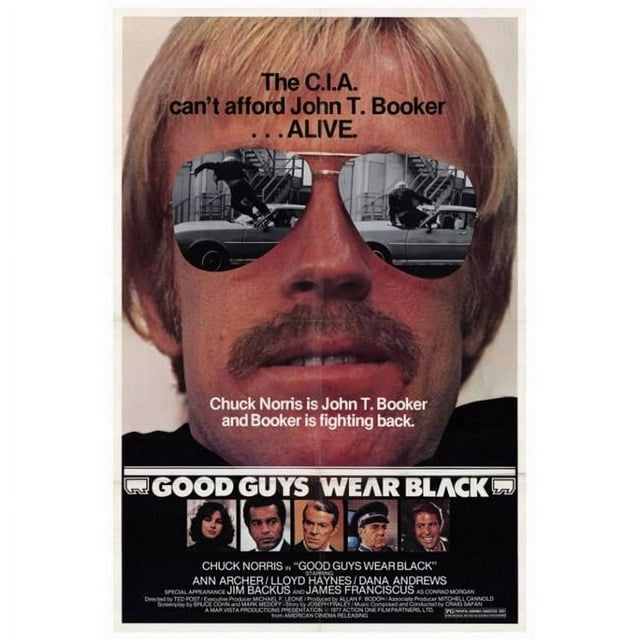 Posterazzi Good Guys Wear Black Movie Poster - 27 x 40 in. - Walmart.com