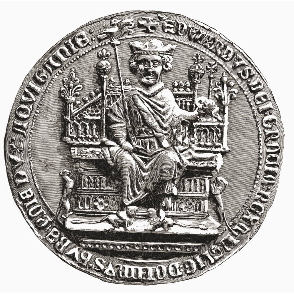 Posterazzi Great Seal of Edward I, 1239 to 1307 Aka Edward Longshanks ...