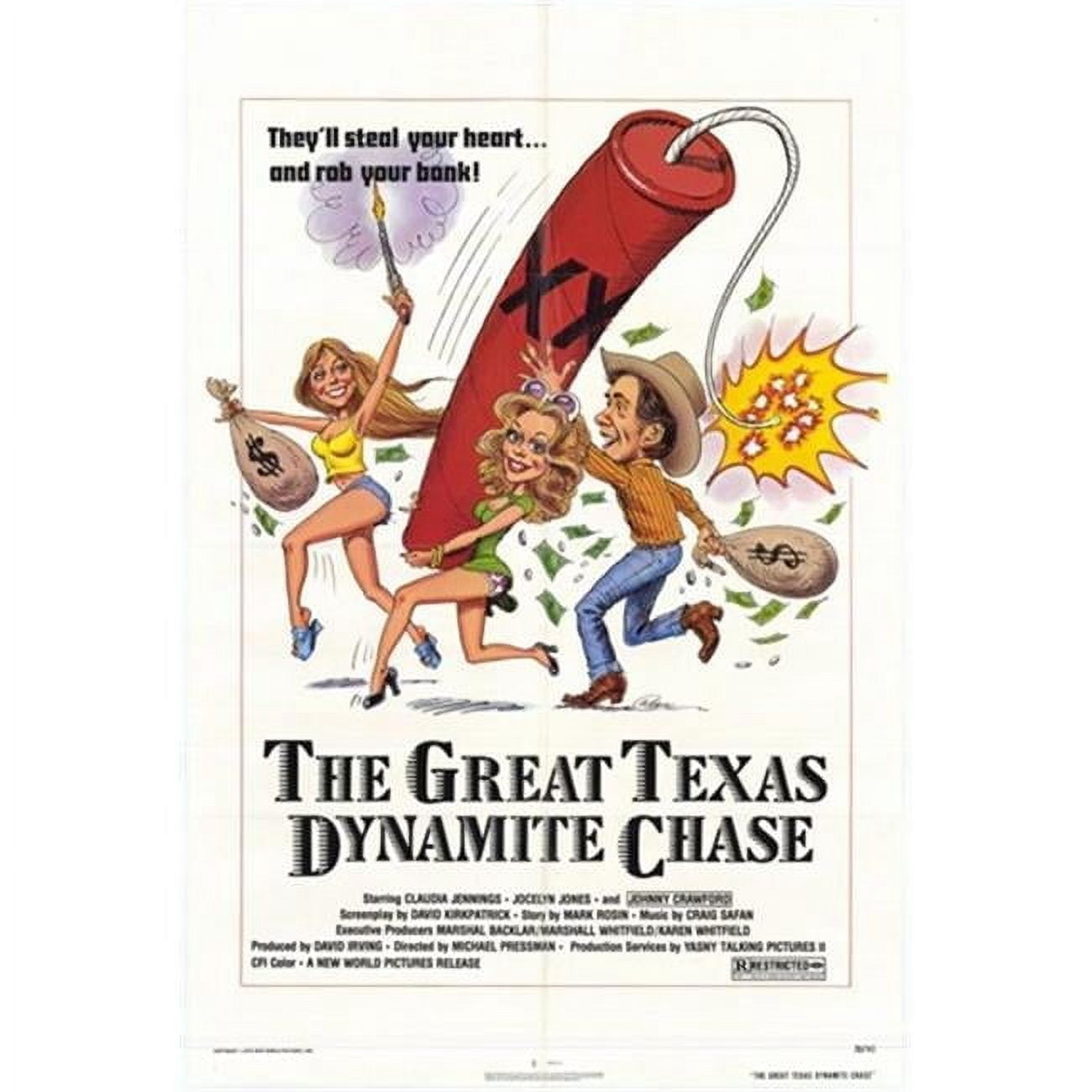 Posterazzi Great Texas Dynamite Chase Movie Poster - 11 x 17 in ...