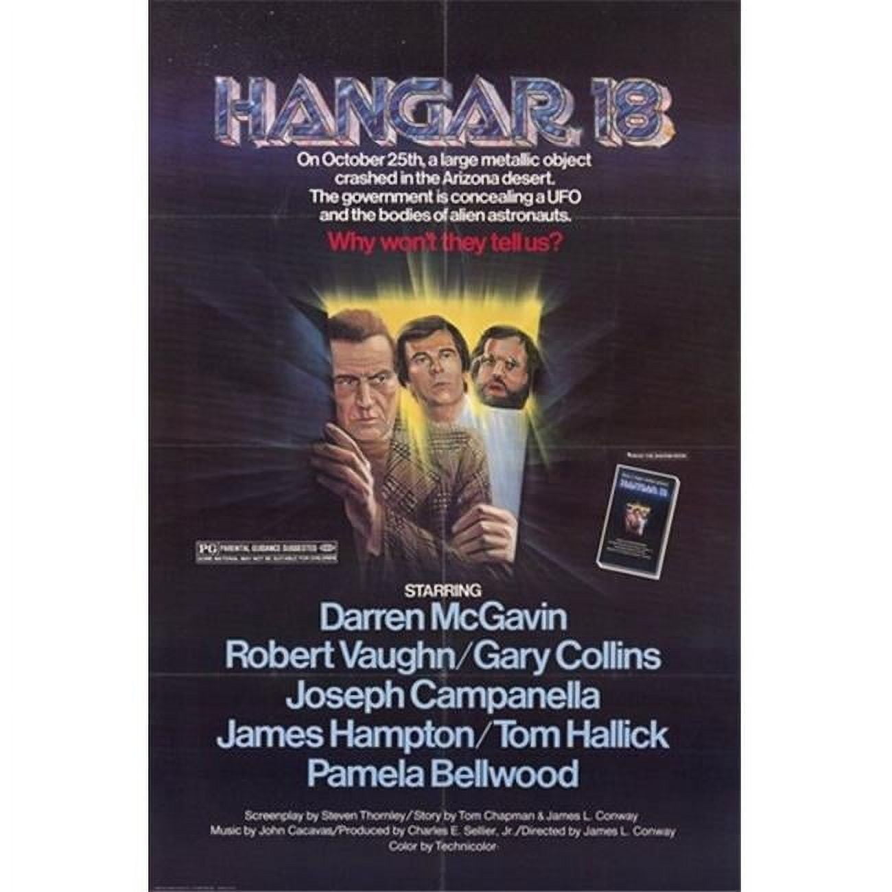 Posterazzi Hangar 18 Movie Poster - 11 x 17 in. - Walmart.com