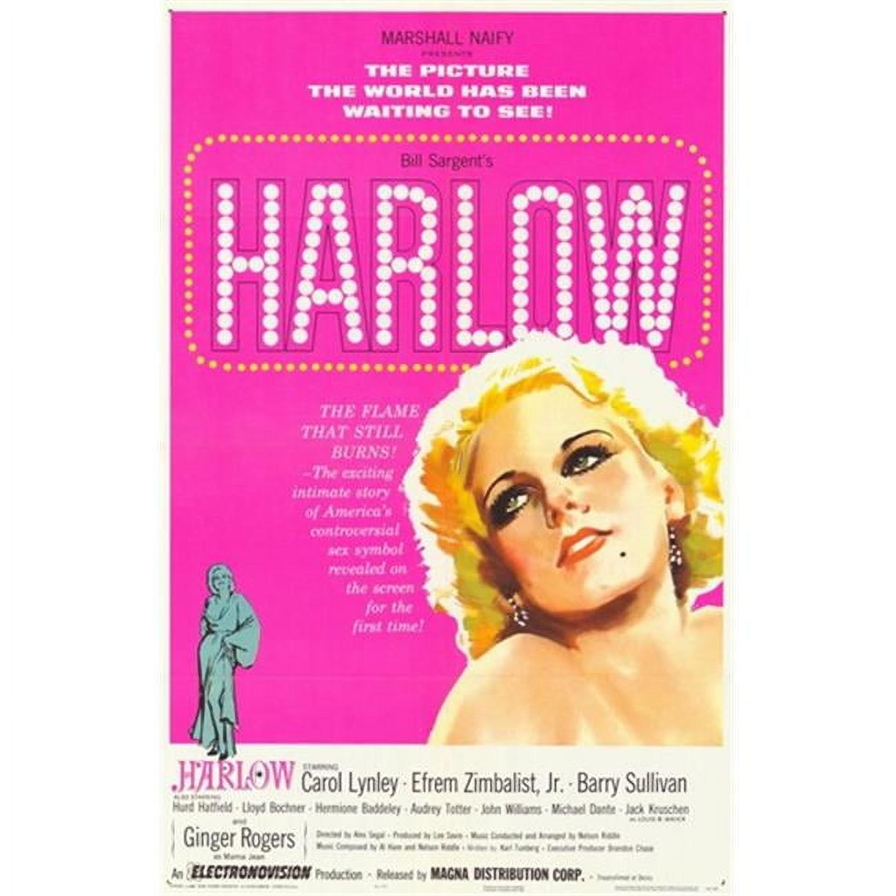 Posterazzi Harlow Movie Poster - 11 x 17 in. - Walmart.com