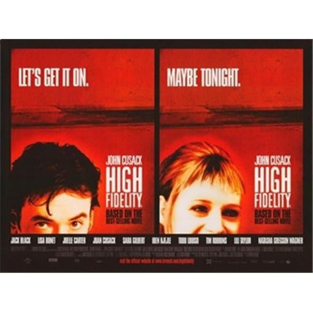 Posterazzi High Fidelity Movie Poster - 17 x 11 in. - Walmart.com
