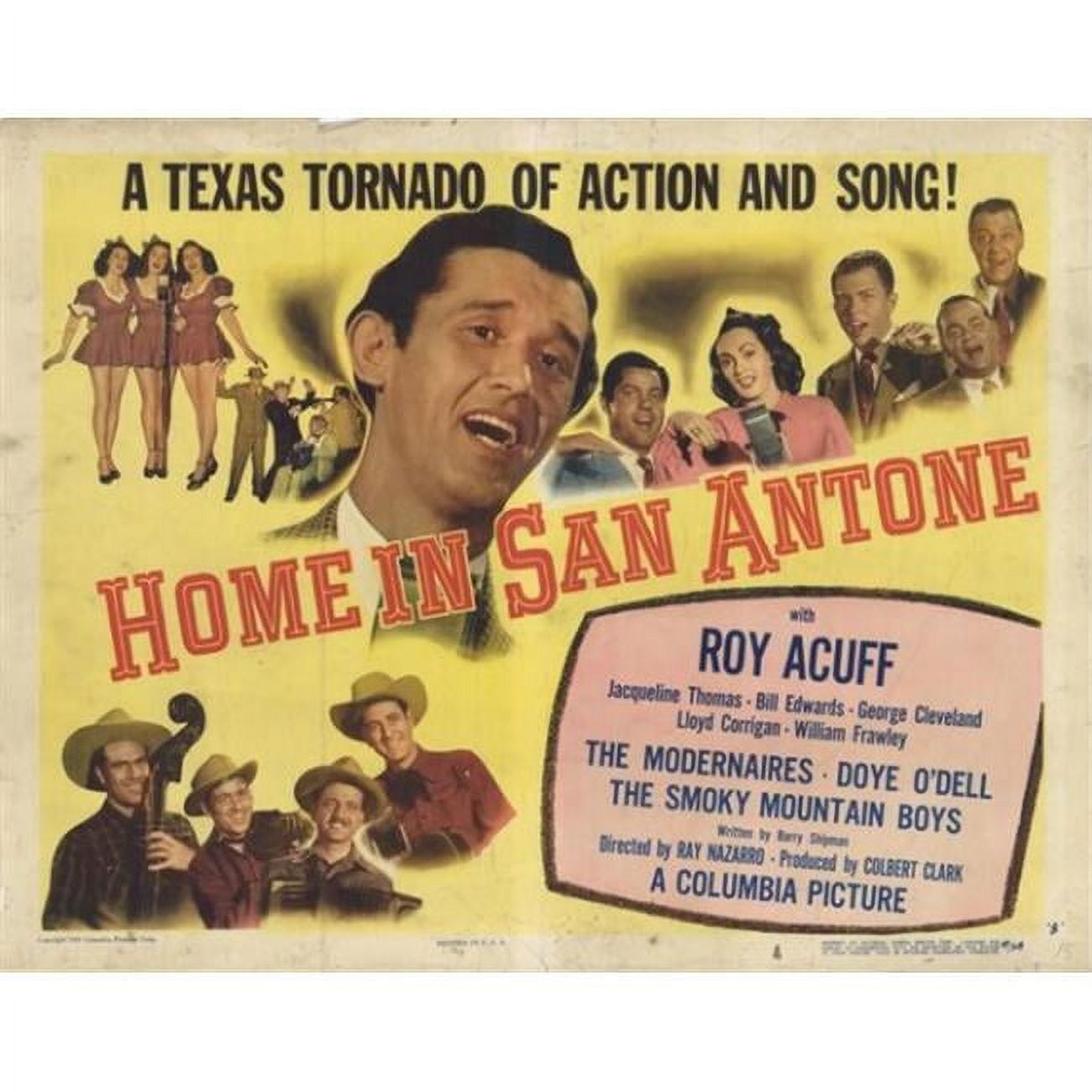 Posterazzi Home in San Antone Movie Poster - 27 x 40 in. - Walmart.com