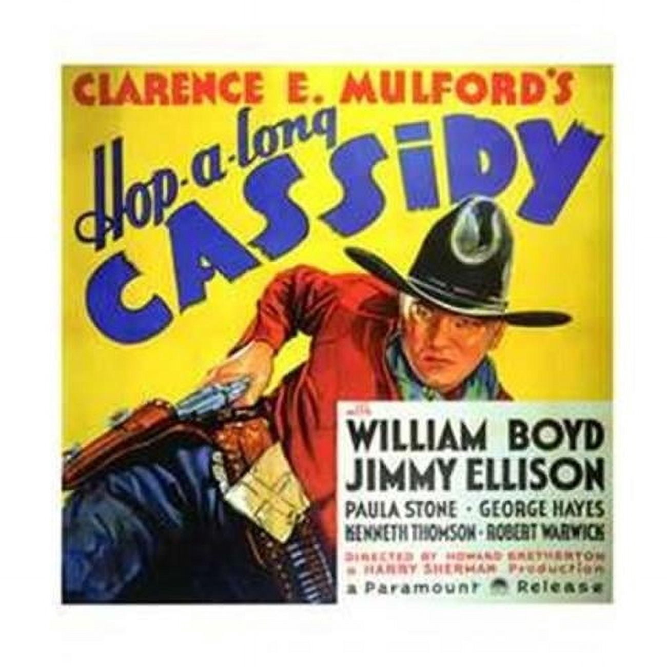 Posterazzi Hop-Along Cassidy Movie Poster - 11 x 17 in. - Walmart.com