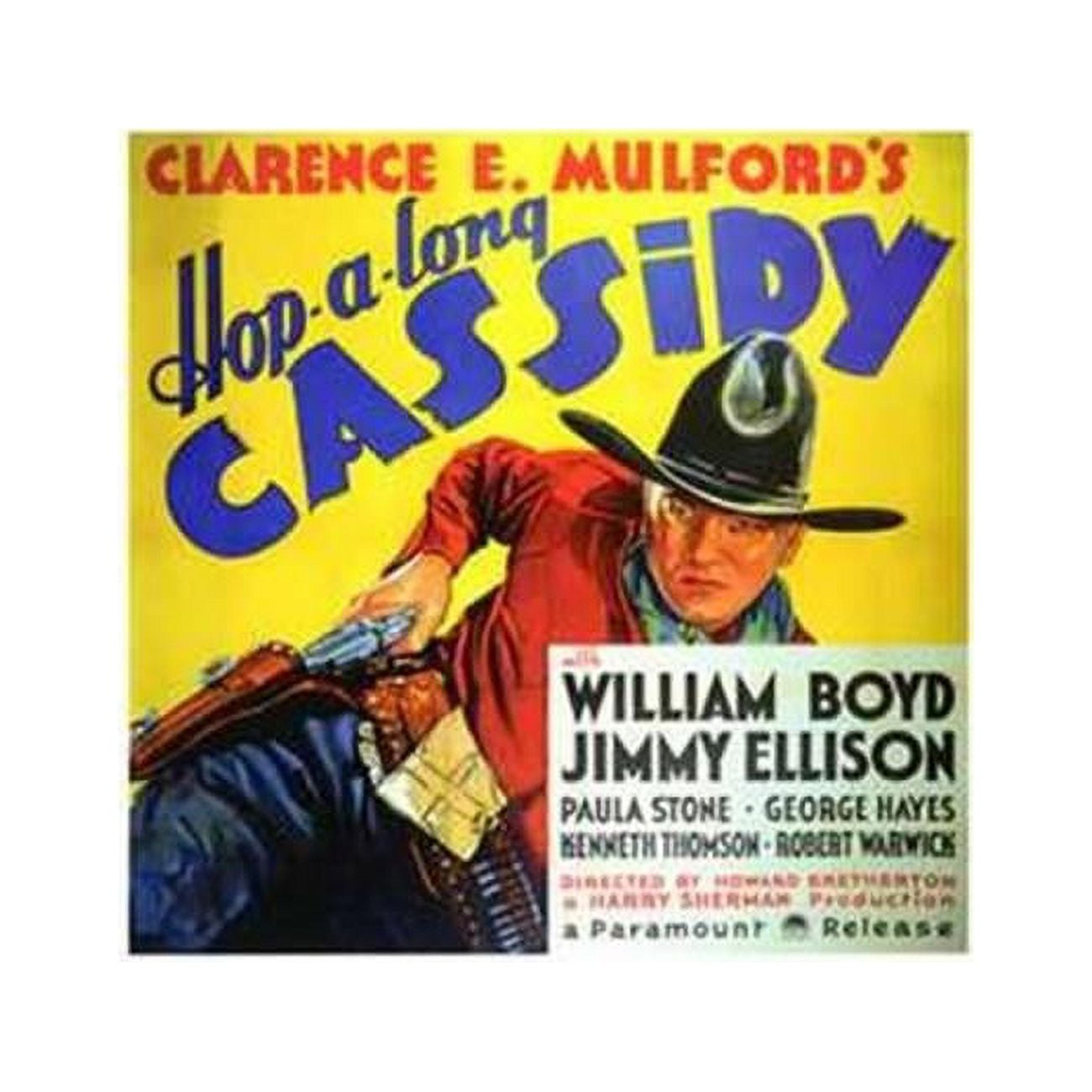 Posterazzi Hop-Along Cassidy Movie Poster - 11 x 17 in. - Walmart.com