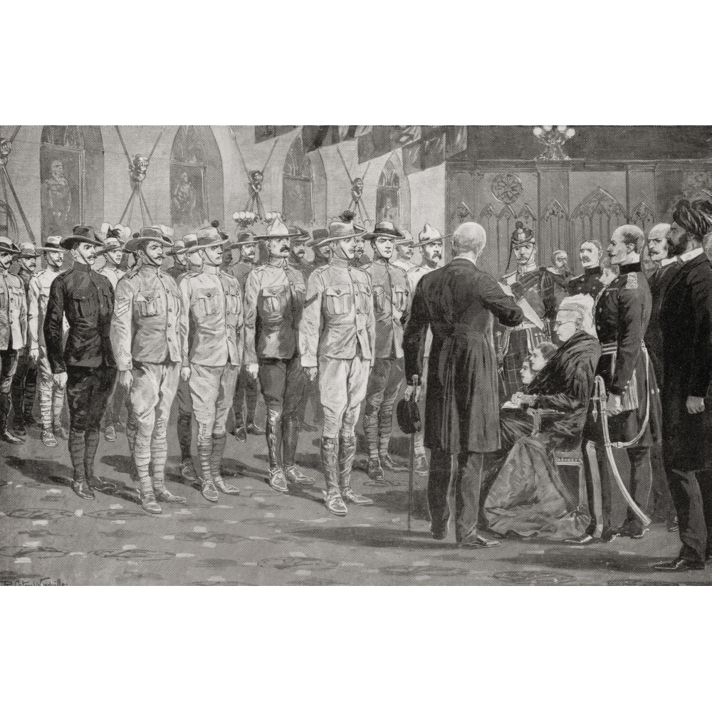 Posterazzi The Inspection of Colonial Soldiers At Windsor Castle By ...