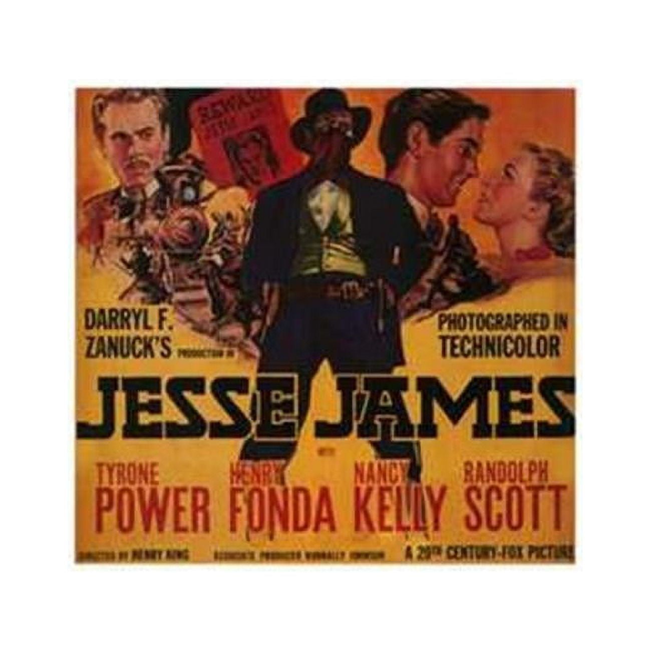 Posterazzi Jesse James Movie Poster - 11 x 17 in. - Walmart.com