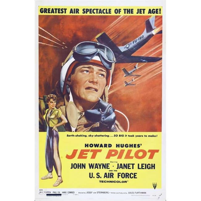 Posterazzi Jet Pilot Movie Poster - 27 x 40 in. - Walmart.com