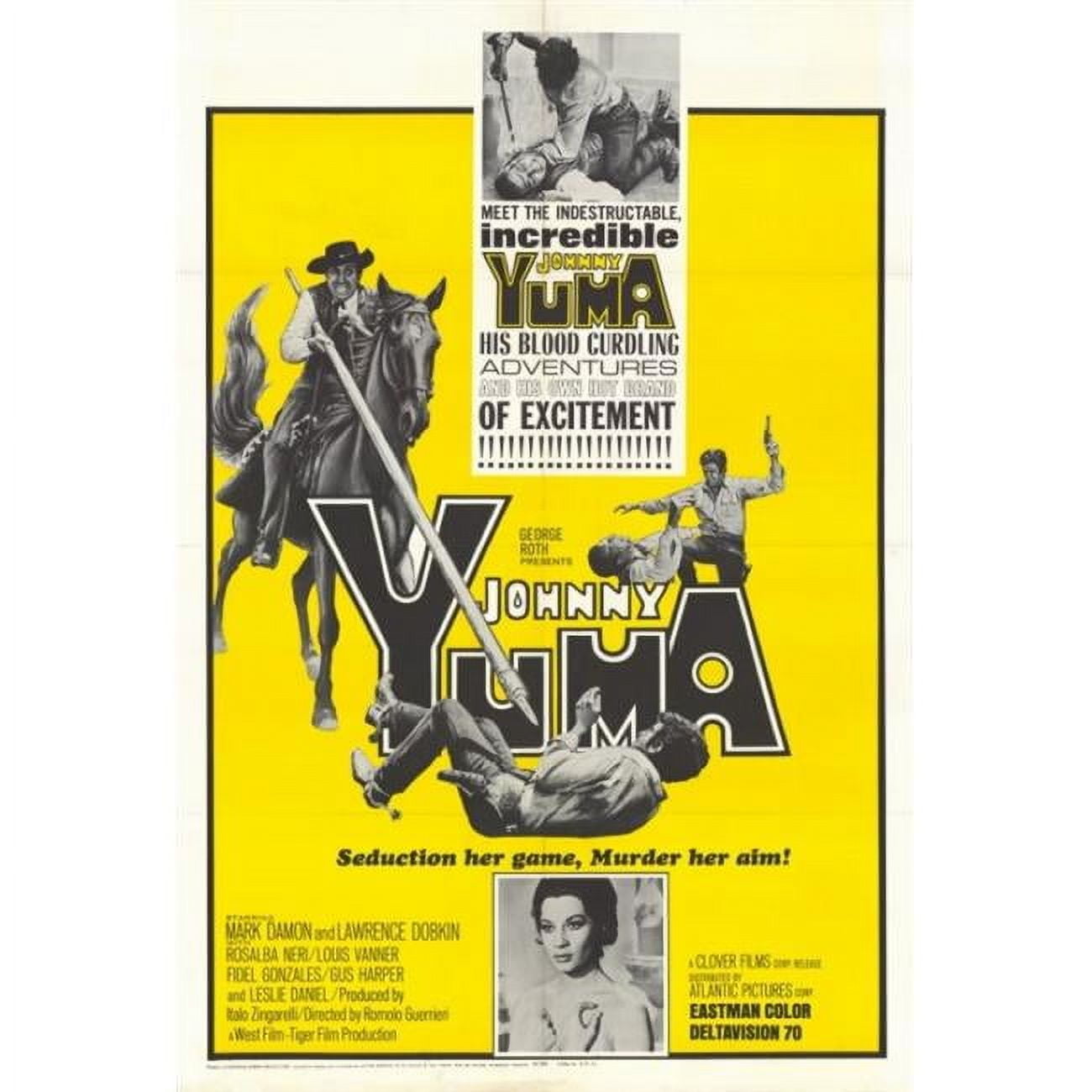 Posterazzi Johnny Yuma Movie Poster - 27 x 40 in. - Walmart.com