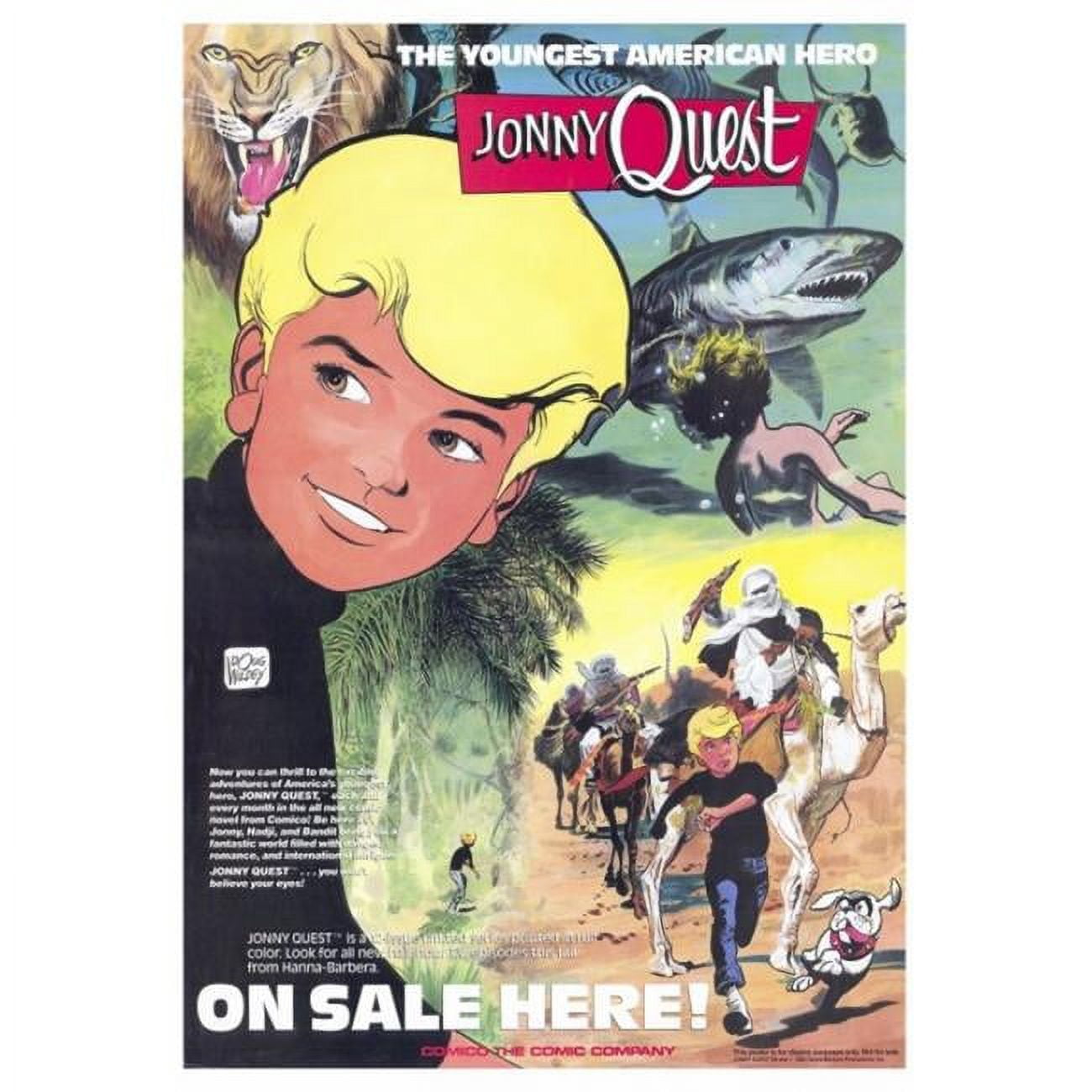 Posterazzi Jonny Quest Comic Movie Poster - 27 x 40 in. - Walmart.com