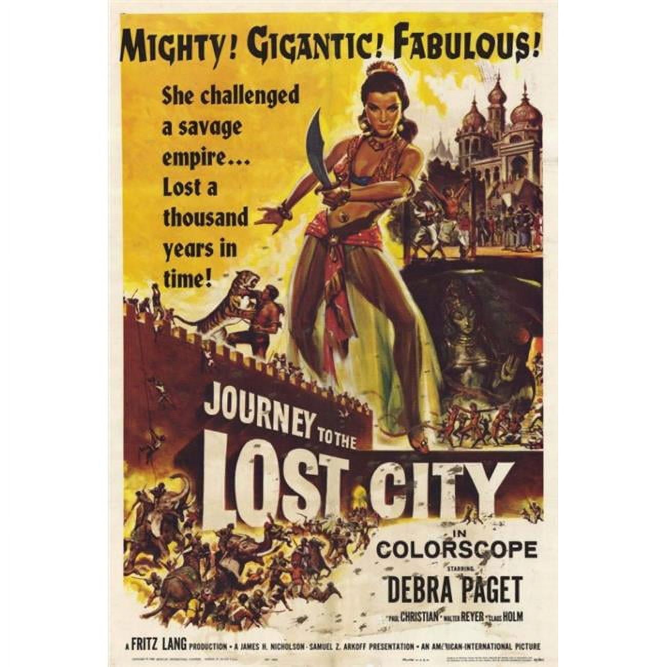 Posterazzi Journey to the Lost City Movie Poster - 27 x 40 in ...