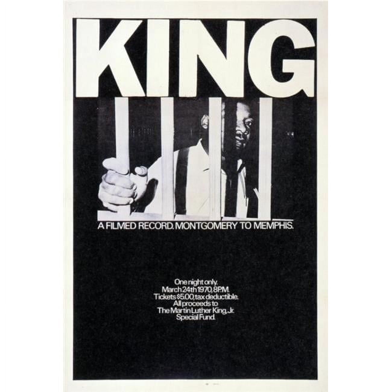 Posterazzi King-A Filmed Record Montgomery to Memphis Movie Poster - 27 ...