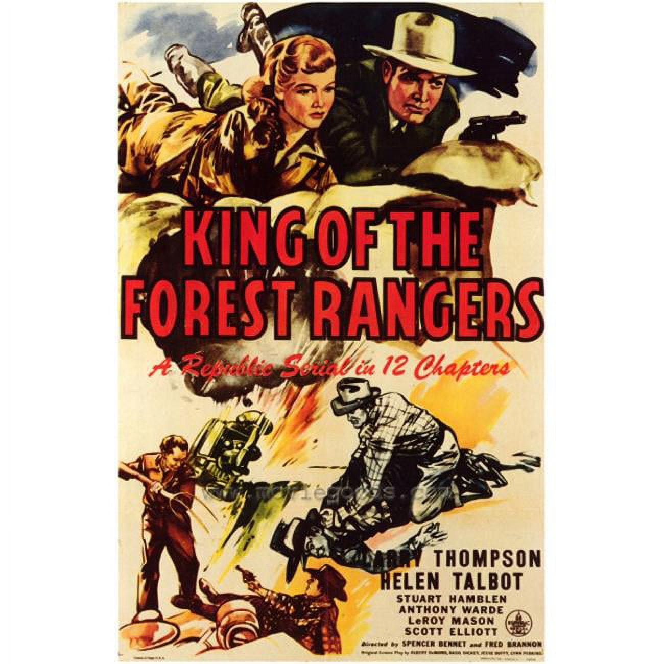 Posterazzi King of the Forest Rangers Movie Poster - 27 x 40 in ...