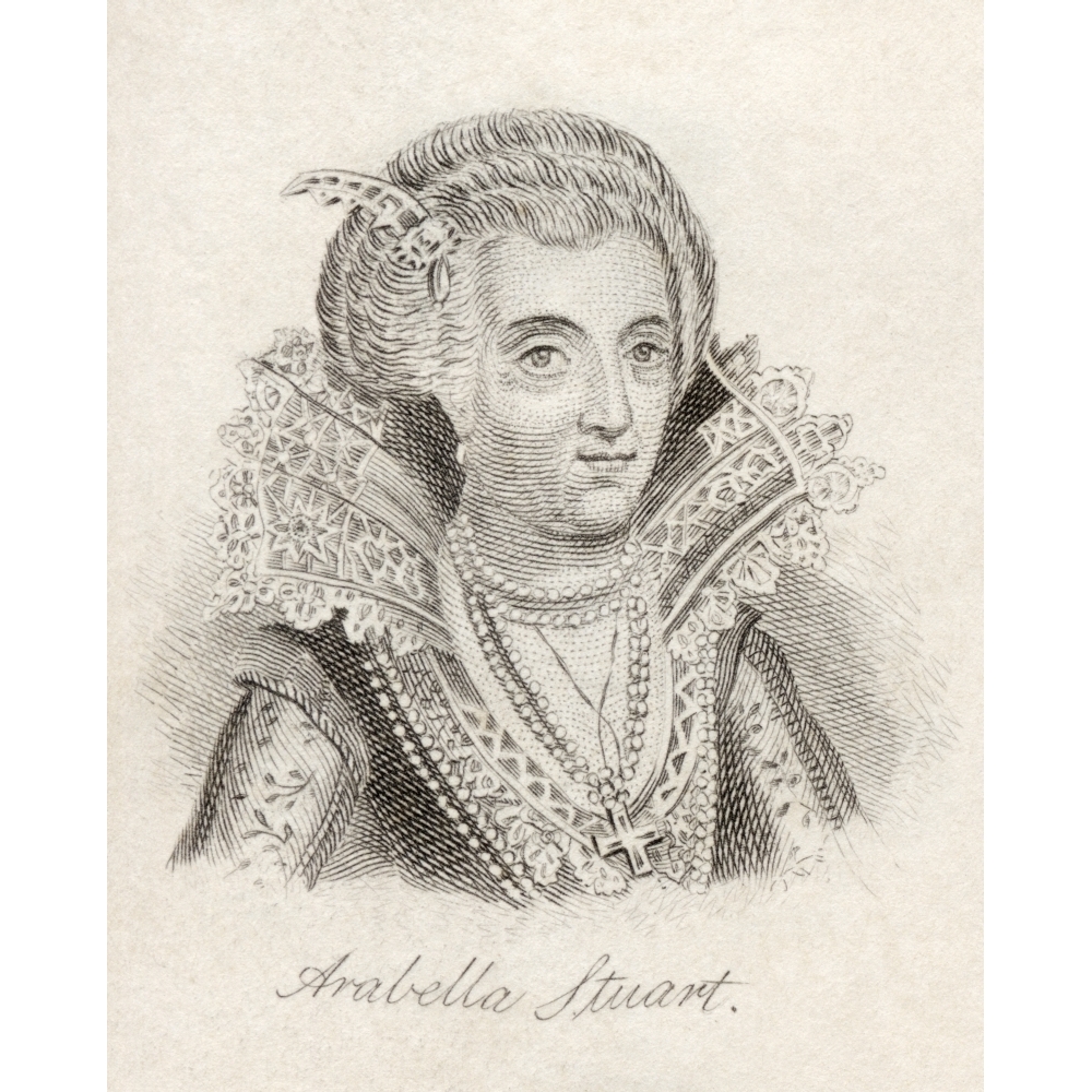 Posterazzi Lady Arabella Stuart Also Spelled Stewart 1575-1615 English ...