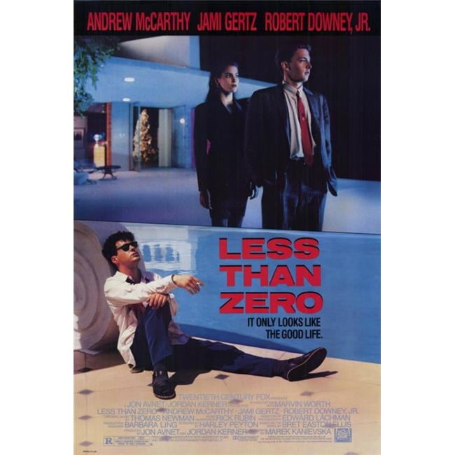 Posterazzi Less Than Zero Movie Poster - 27 x 40 in. - Walmart.com