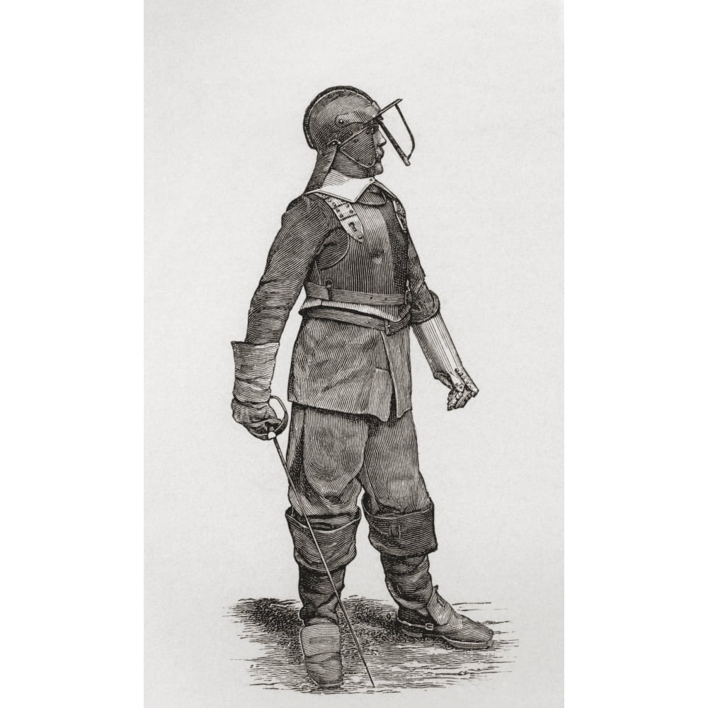Posterazzi DPI1877921 A Light Horseman From The Time of Oliver Cromwell ...