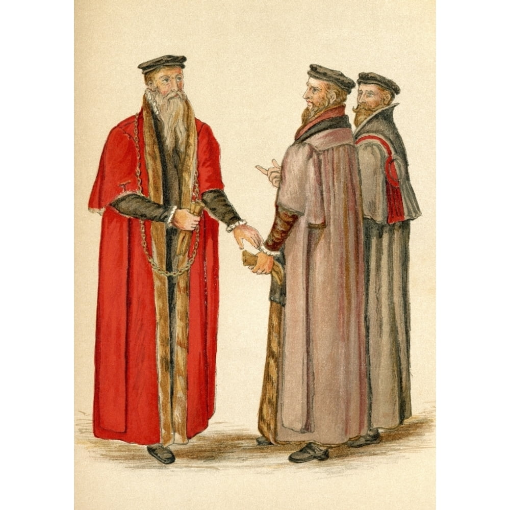 Posterazzi Lord Mayor & Aldermen of London During The Elizabethan Era ...