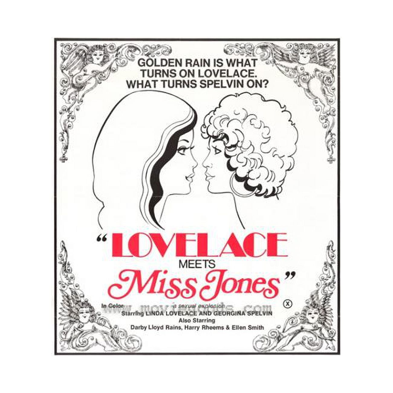 Posterazzi Lovelace Meets Miss Jones Movie Poster 27 X 40 In
